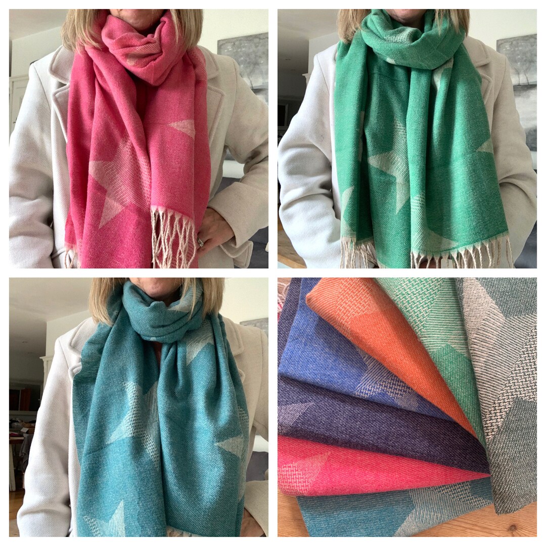 Super Soft Star Scarf - Gorgeous Quality Gift Scarf With Star - Perfect ...
