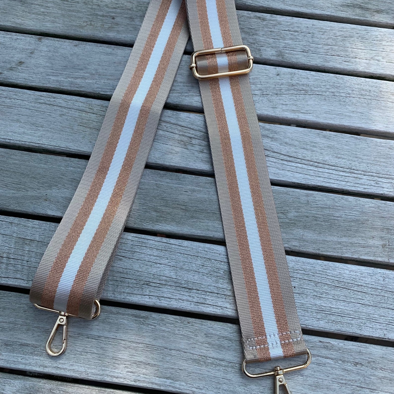 Bag strap striped fabric straps to change your bag. Guitar | Etsy