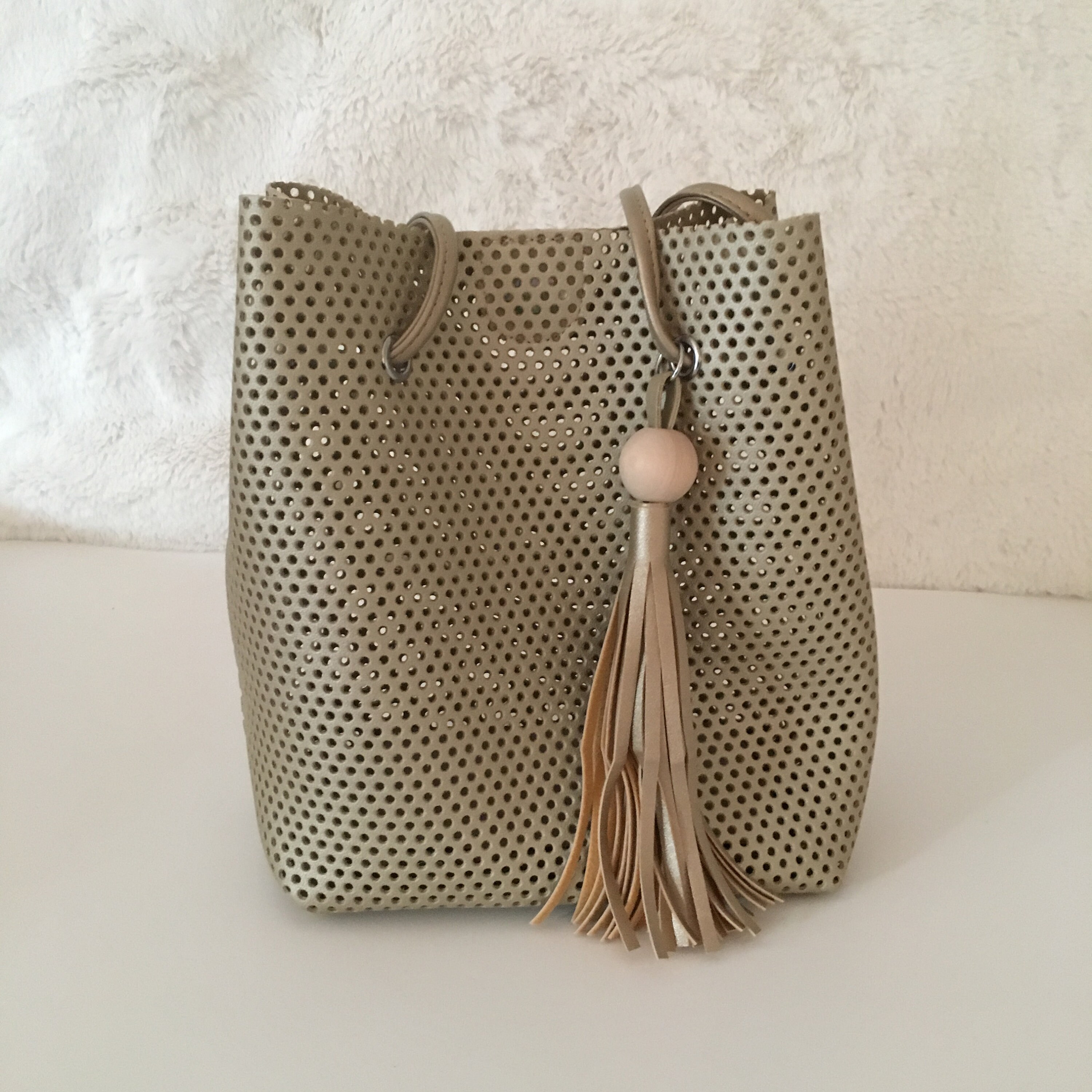 Perforated bucket bag and purse | Etsy