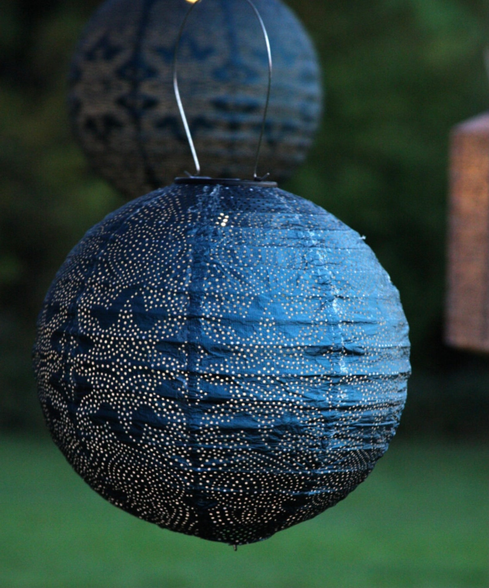 Solar globe lantern garden solar light | Etsy