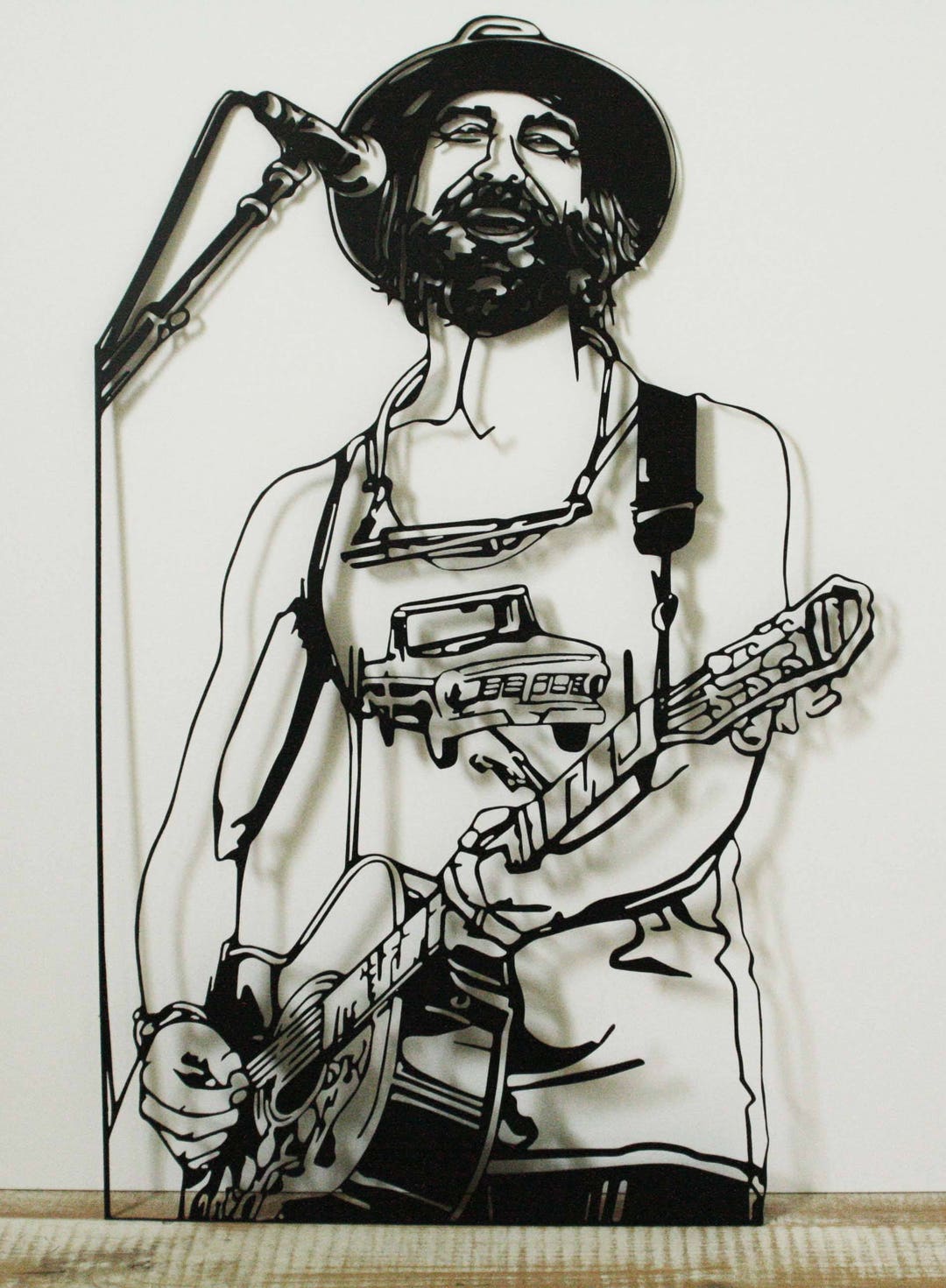 Custom Metal Portrait of Todd Snider, Custom Birthday Gift for Him ...