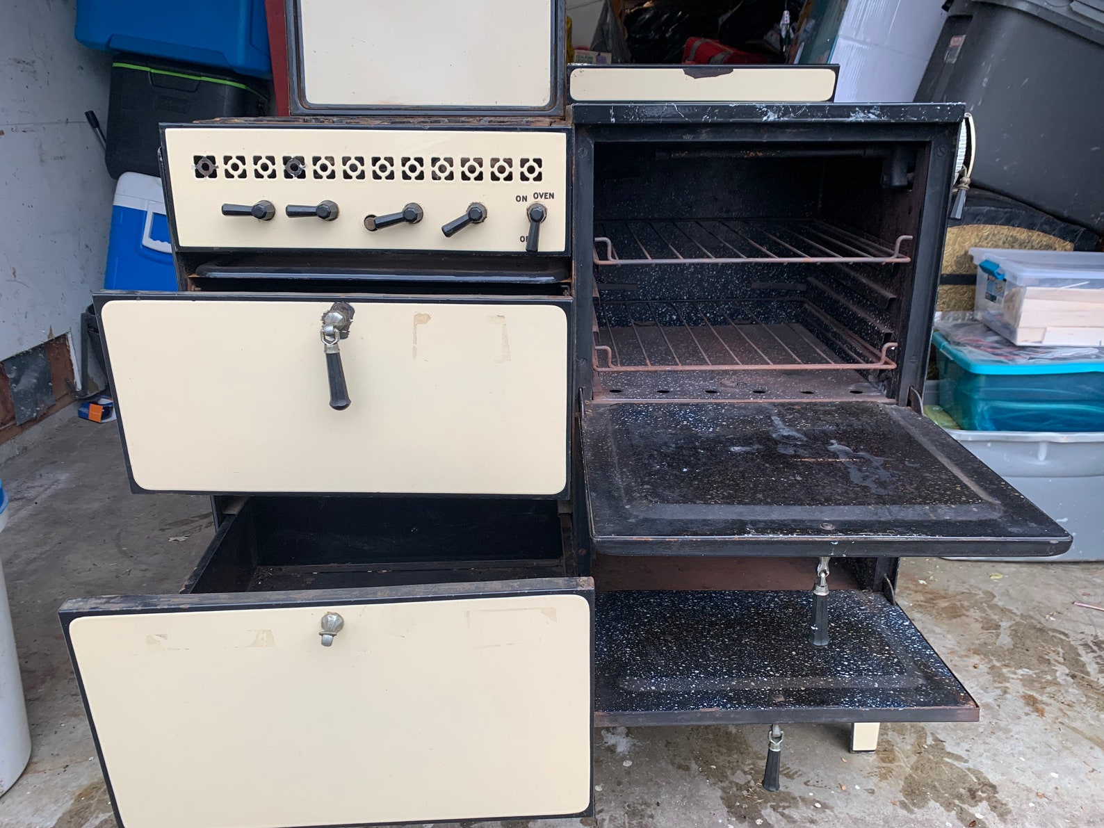 Antique Sears & Roebuck Prosperity Cook Stove Local Pick/ Delivery ...