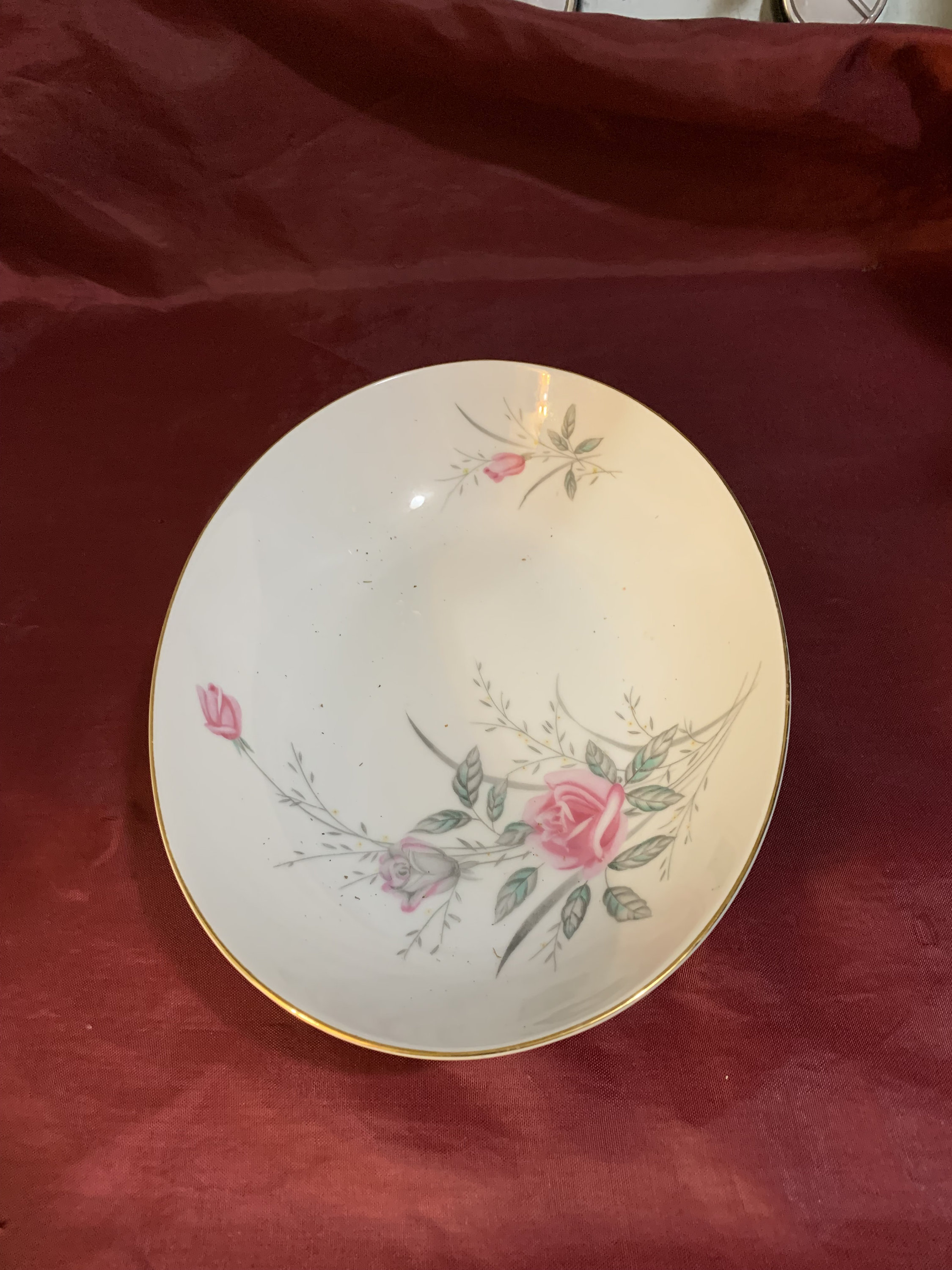 Vintage Golden Rose Fine China of Japan 9 Pieces Excellent Condition ...