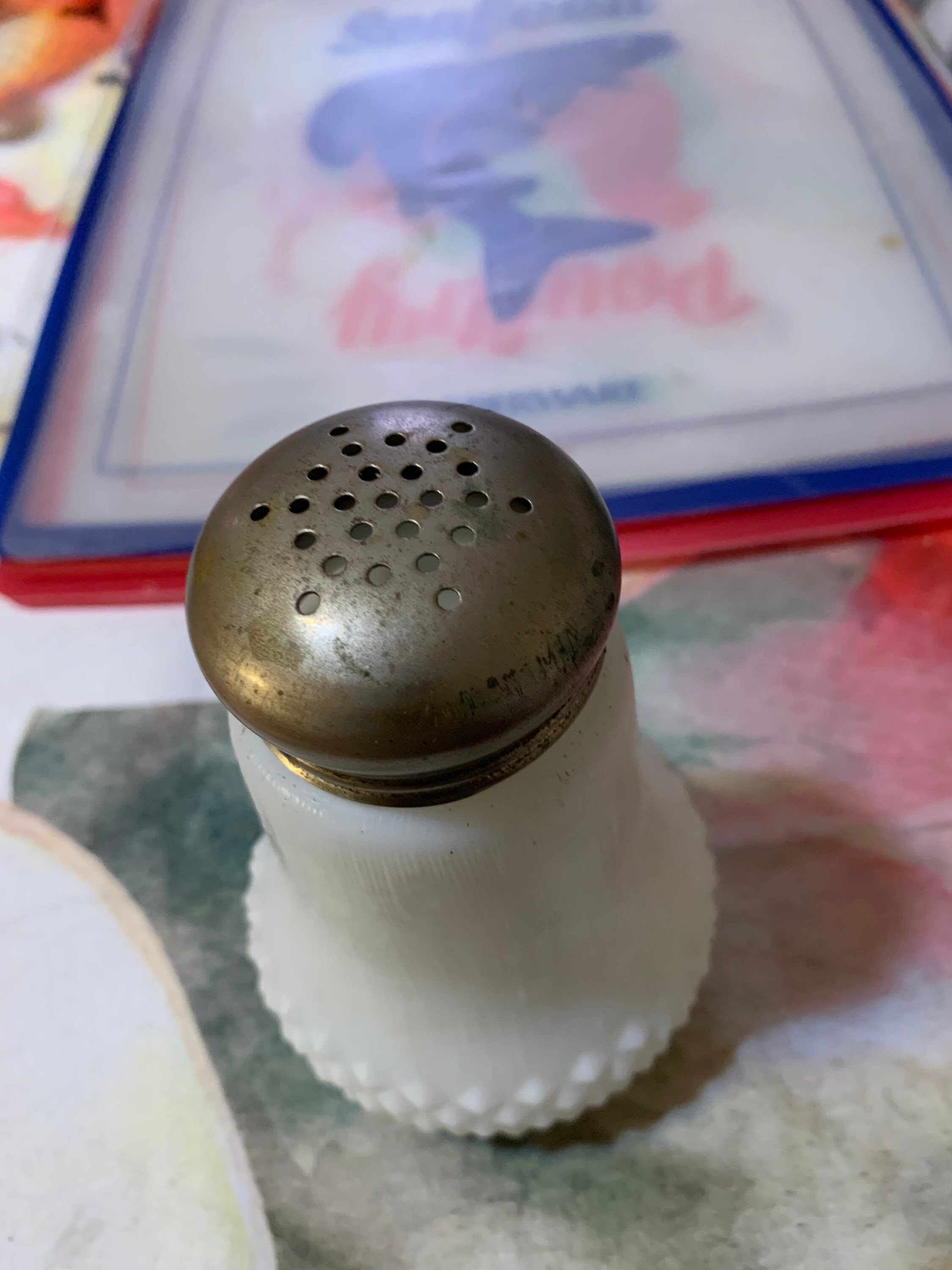 EAPG Antique Sawtooth & Thin Line Milk Glass Sugar Shaker Muffineer - Etsy