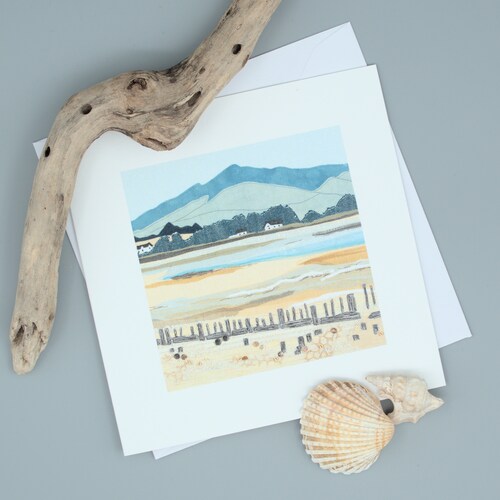 Abstract Coastal Greeting Card - Etsy