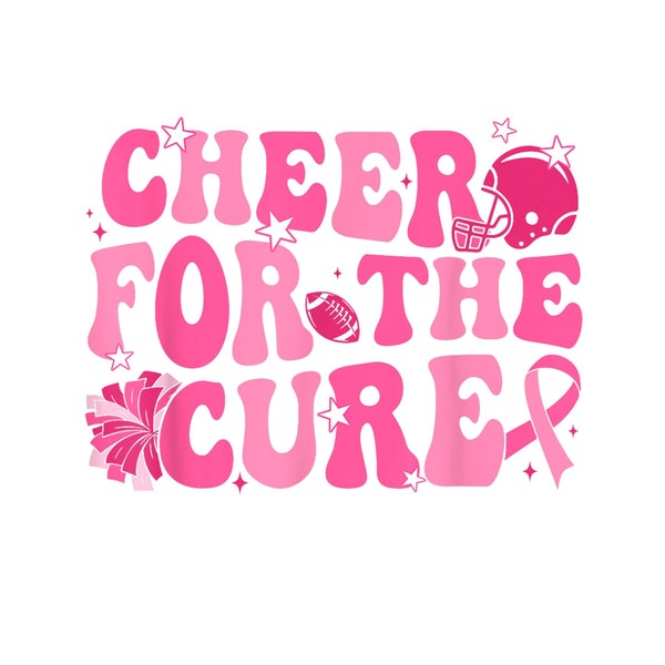 Breast Cancer Football SVG & PNG Sublimation Designs Awareness With ...