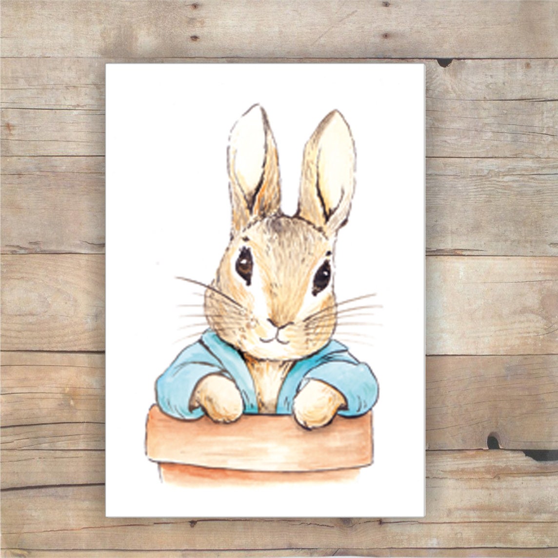 4 Peter Rabbit Watercolor Prints, High Quality Watercolor Print ...