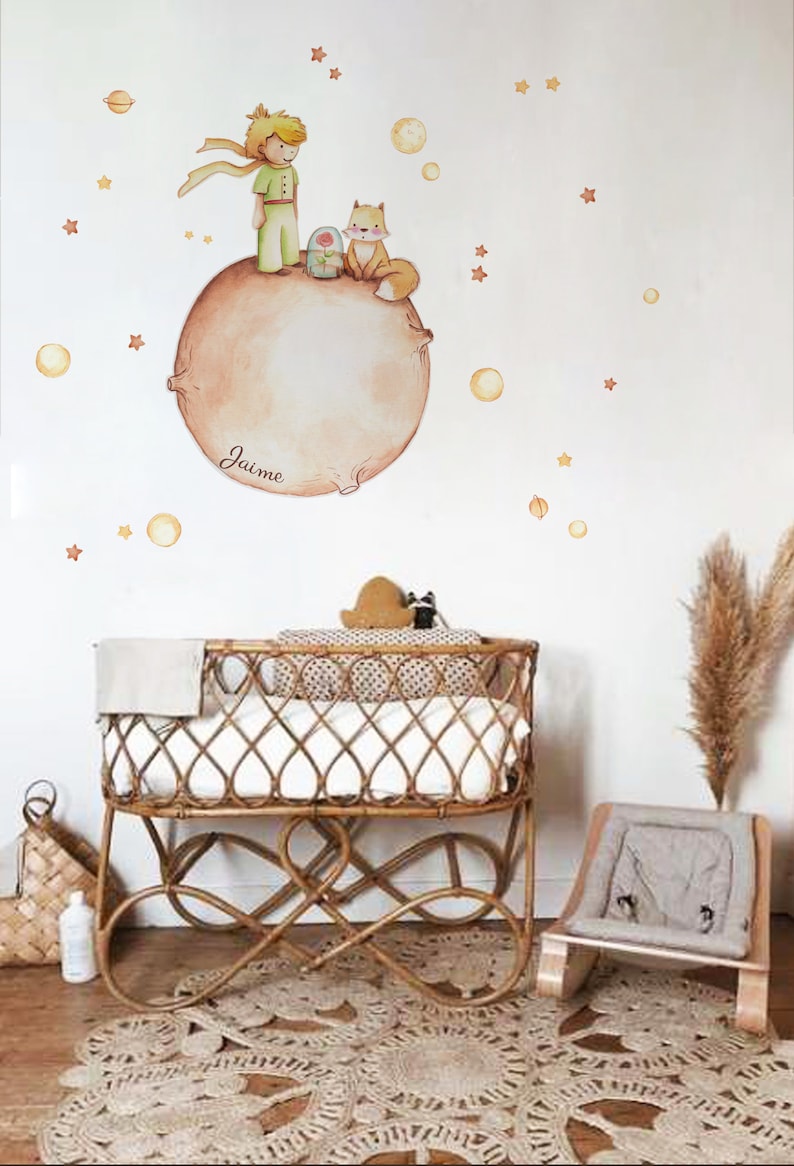 The Little Prince Wall Decal. Wall Sticker Little Prince. - Etsy