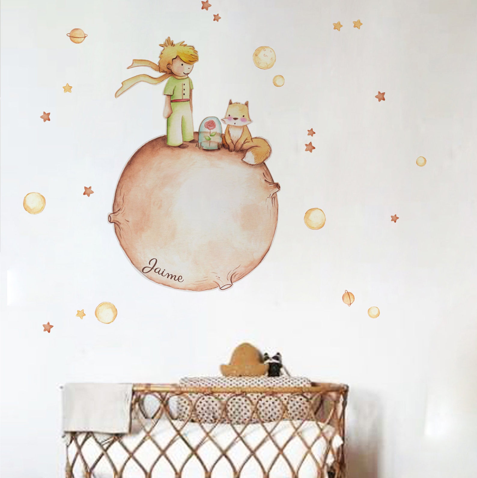 The Little Prince Wall Decal. Wall Sticker Little Prince. - Etsy