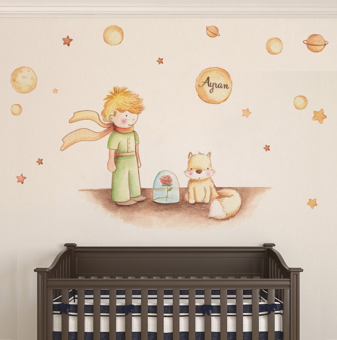 The Little Prince Wall Decal. Wall Sticker Little Prince. Nursery Wall ...