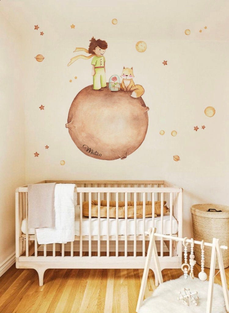 The Little Prince Wall Decal. Wall Sticker Little Prince. Nursery Wall ...