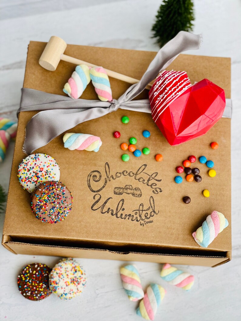 Breakable Chocolate Heart Halloween Valentines Candy Box - Etsy