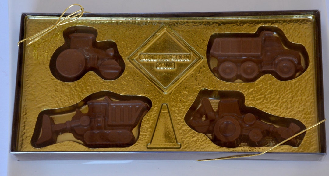 Chocolate Box Construction Truck, Chocolate Excavator, Chocolate Digger ...