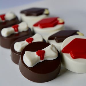 Chocolate Graduation Cookies (12), Graduation Chocolate Cookie, Diploma ...