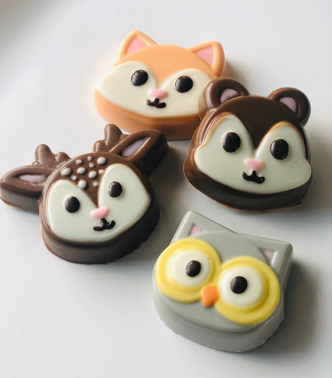 Woodland Animals Chocolate Covered Cookies, Woodland Animals Baby ...