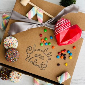 Breakable Chocolate Heart, Halloween, Valentines Candy Box, Sweets Box ...
