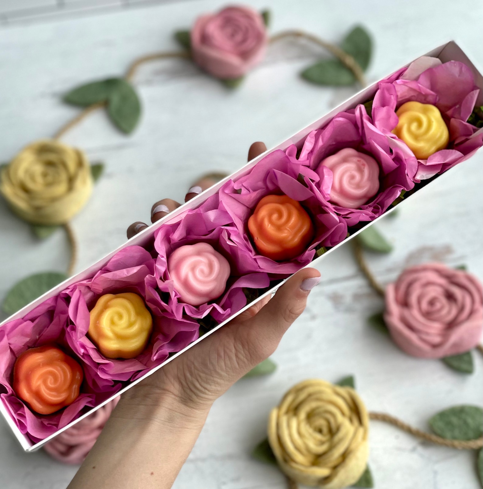 Set of 6 Rose Chocolate Covered Mini Oreos Mother's Day - Etsy