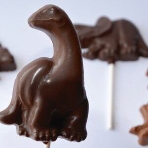 Chocolate Dinosaur Lollipops (12), Chocolate Dinosaur, Chocolate ...