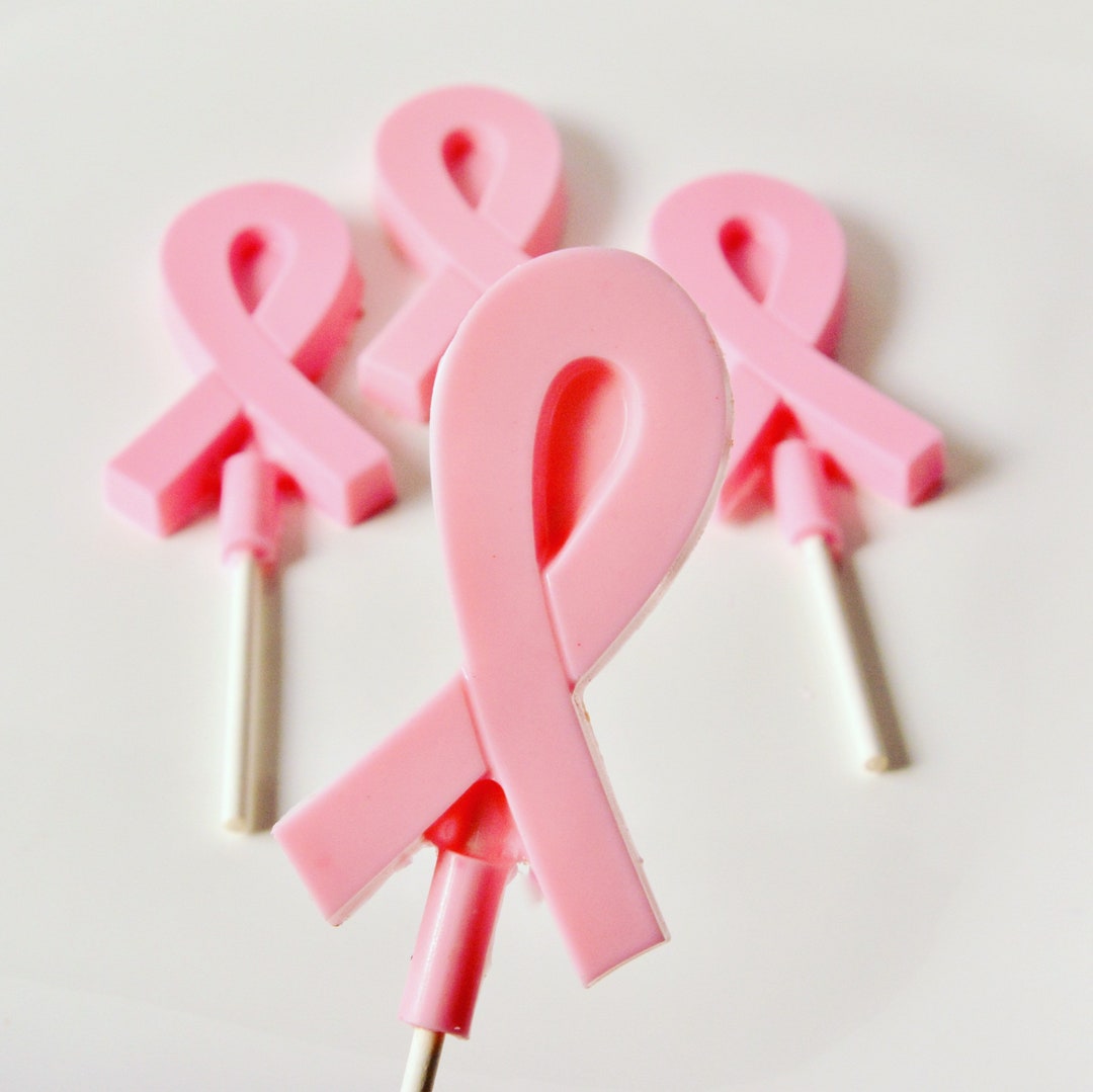 Chocolate Breast Cancer Lollipops, Breast Awareness, Pink Ribbon ...