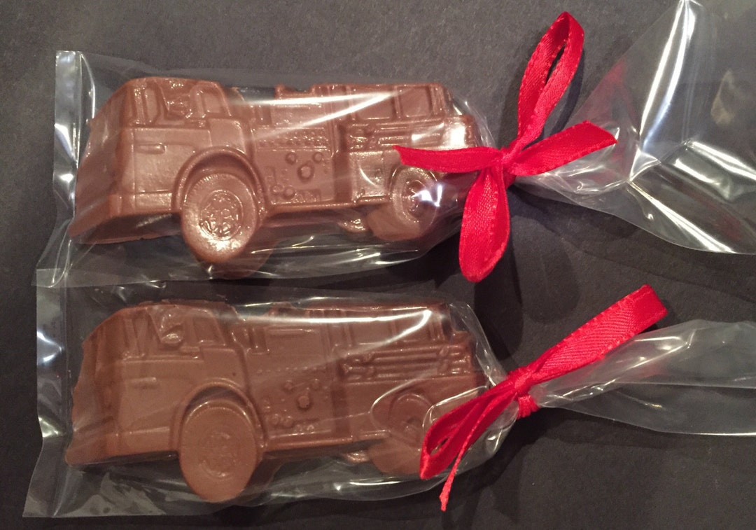 Chocolate Firetrucks (12), Chocolate Firetruck Favors, Chocolate ...