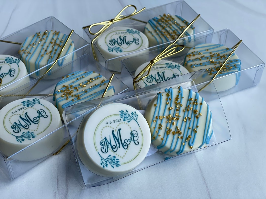 Personalized Wedding Oreos, Wedding Cookies, Chocolate Covered Oreos ...