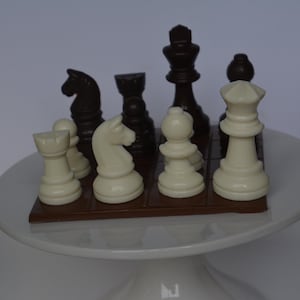 Chocolate Chess Set - Etsy