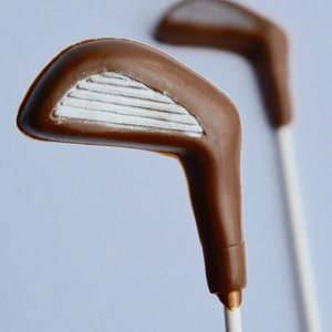 Chocolate Golf Club Lollipops (12), Retirement Golfer Chocolates ...