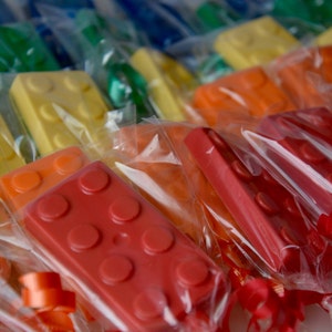 Brick Lollipops (12), Building Brick Chocolate Blocks, Birthday Bricks ...