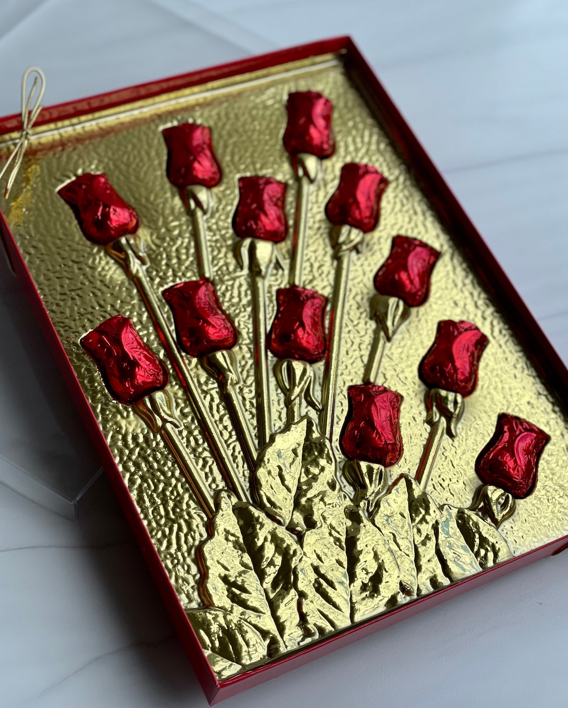 Dozen Roses Red Roses Rose Bouquet Valentines Gift Gift - Etsy