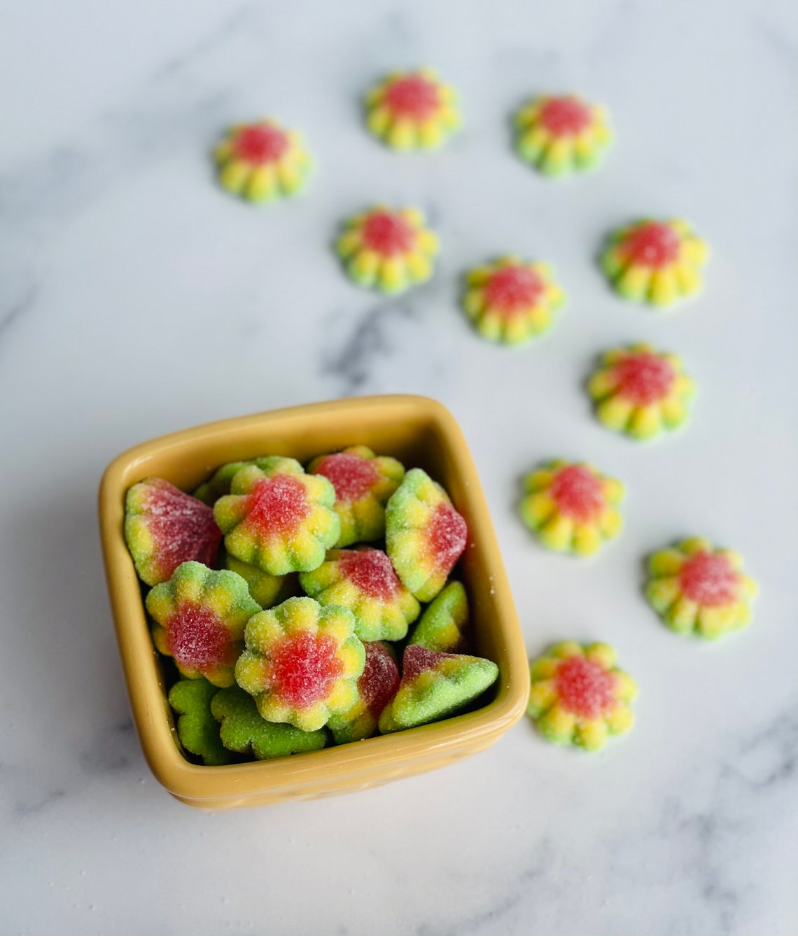 Gummies Gummy Flowers Gummy Candy Candy Box Candy Cart - Etsy