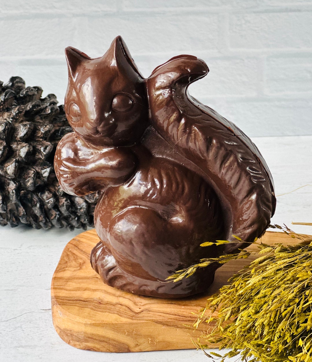 Chocolate Squirrel, Fall Decor, Christmas Gift, Corporate Gift, Autumn ...