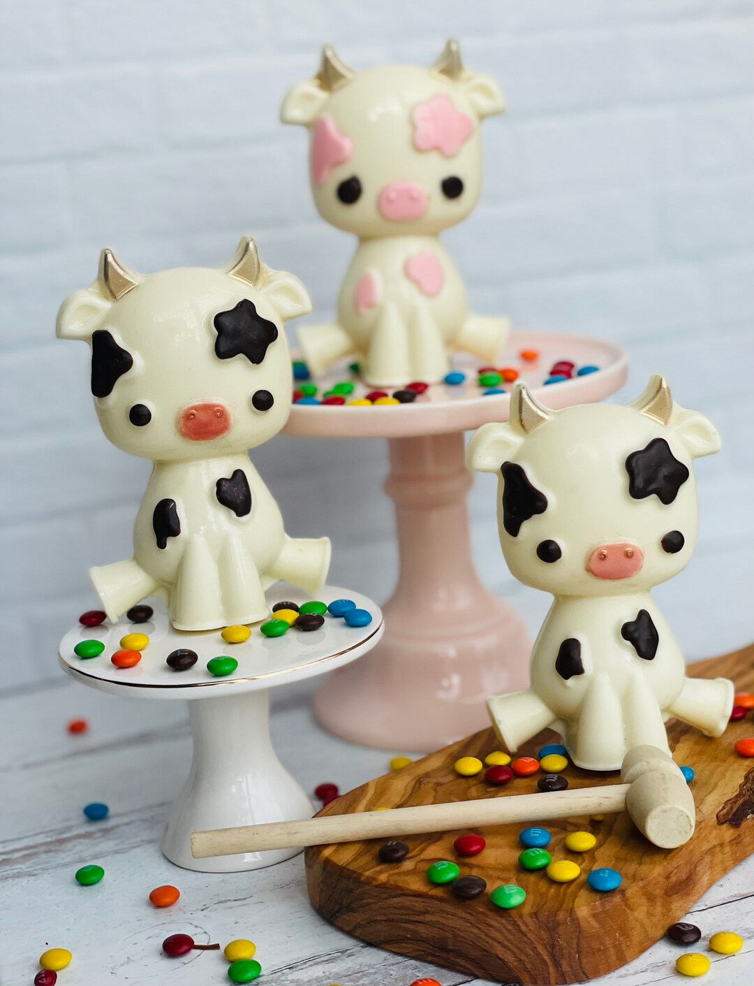 Breakable Chocolate Cow, Easter Basket, Easter Gift, 4H, Cow Chocolate ...