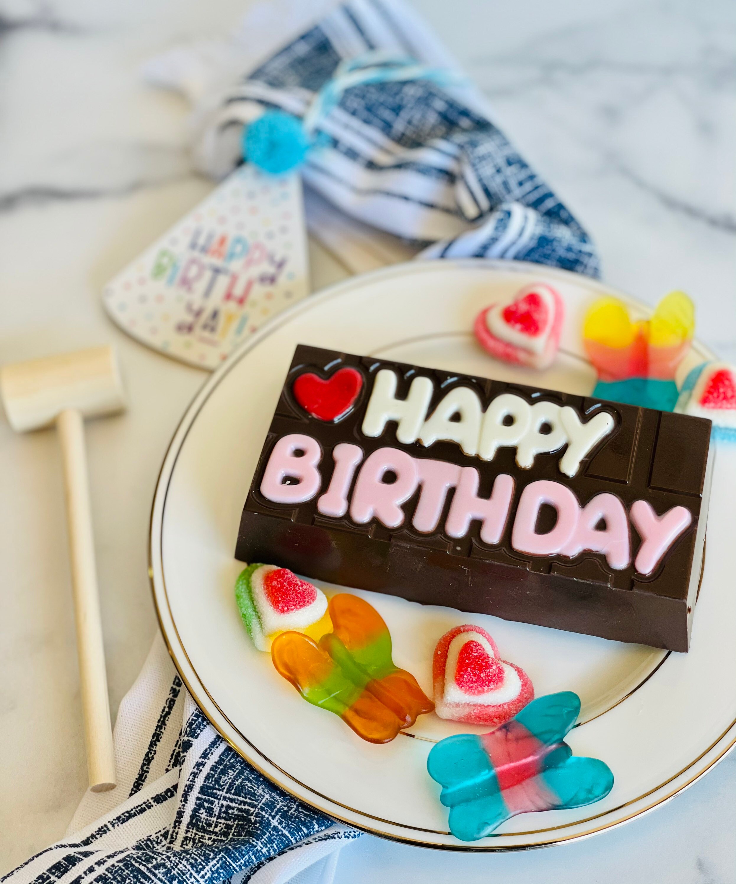 Breakable Happy Birthday Happy Birthday Gift Personalized - Etsy