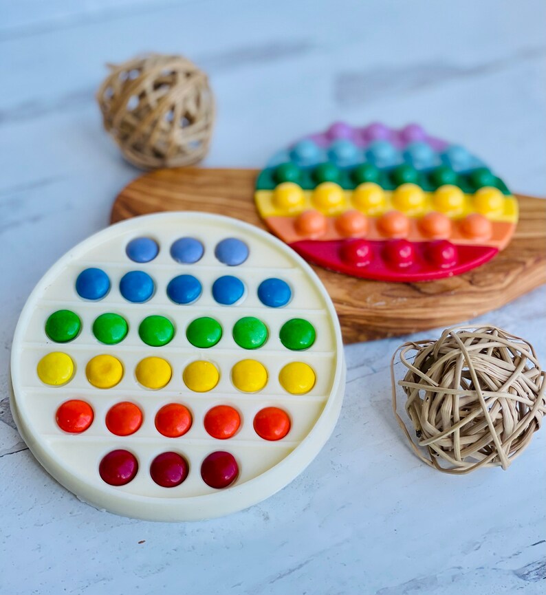 Chocolate Pop It Pop Its Fidget Toy Pop It Favors Pop It - Etsy