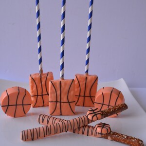 Basketball Themed Chocolate Covered Oreos - Etsy