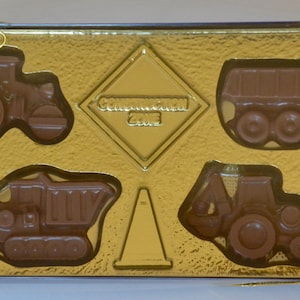 Chocolate Box Construction Truck, Chocolate Excavator, Chocolate Digger ...