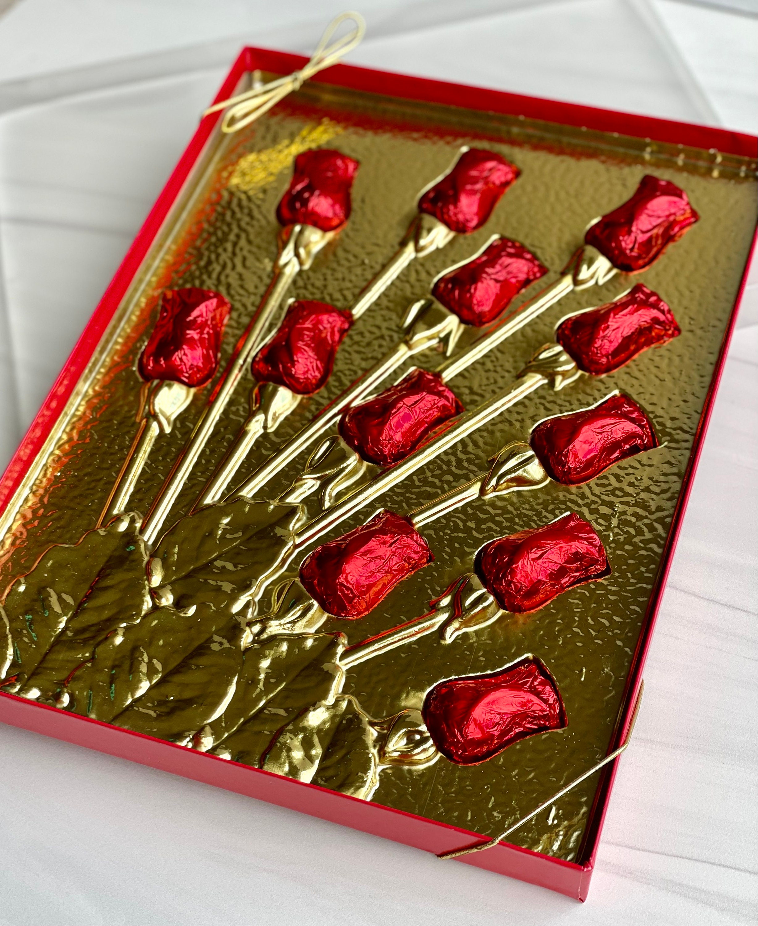 Dozen Roses Red Roses Rose Bouquet Valentines Gift Gift - Etsy