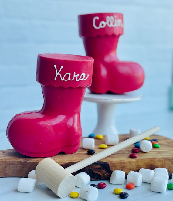 Breakable Chocolate Boot, Christmas , Stocking, Elf Kit, Stocking ...