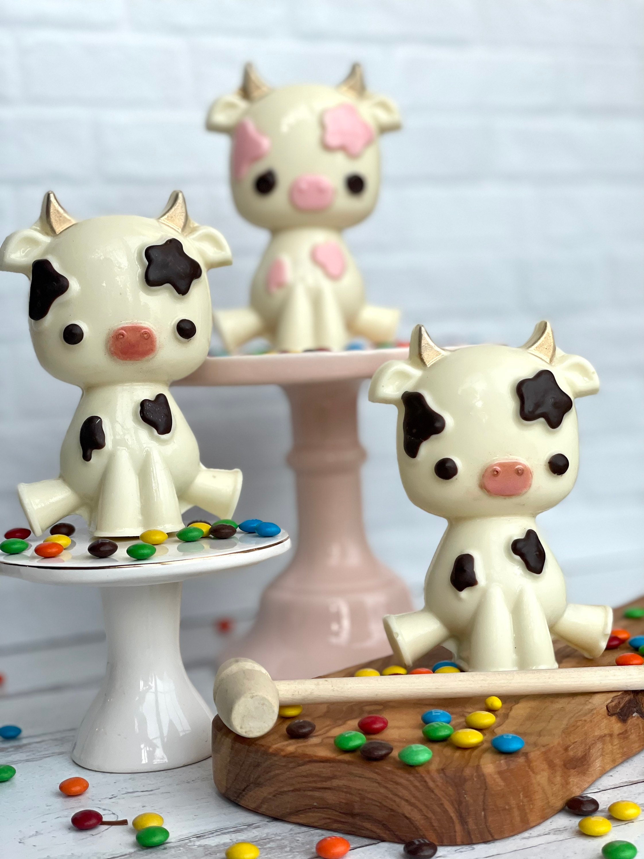 Breakable Chocolate Cow, Easter Basket, Easter Gift, 4H, Cow Chocolate ...