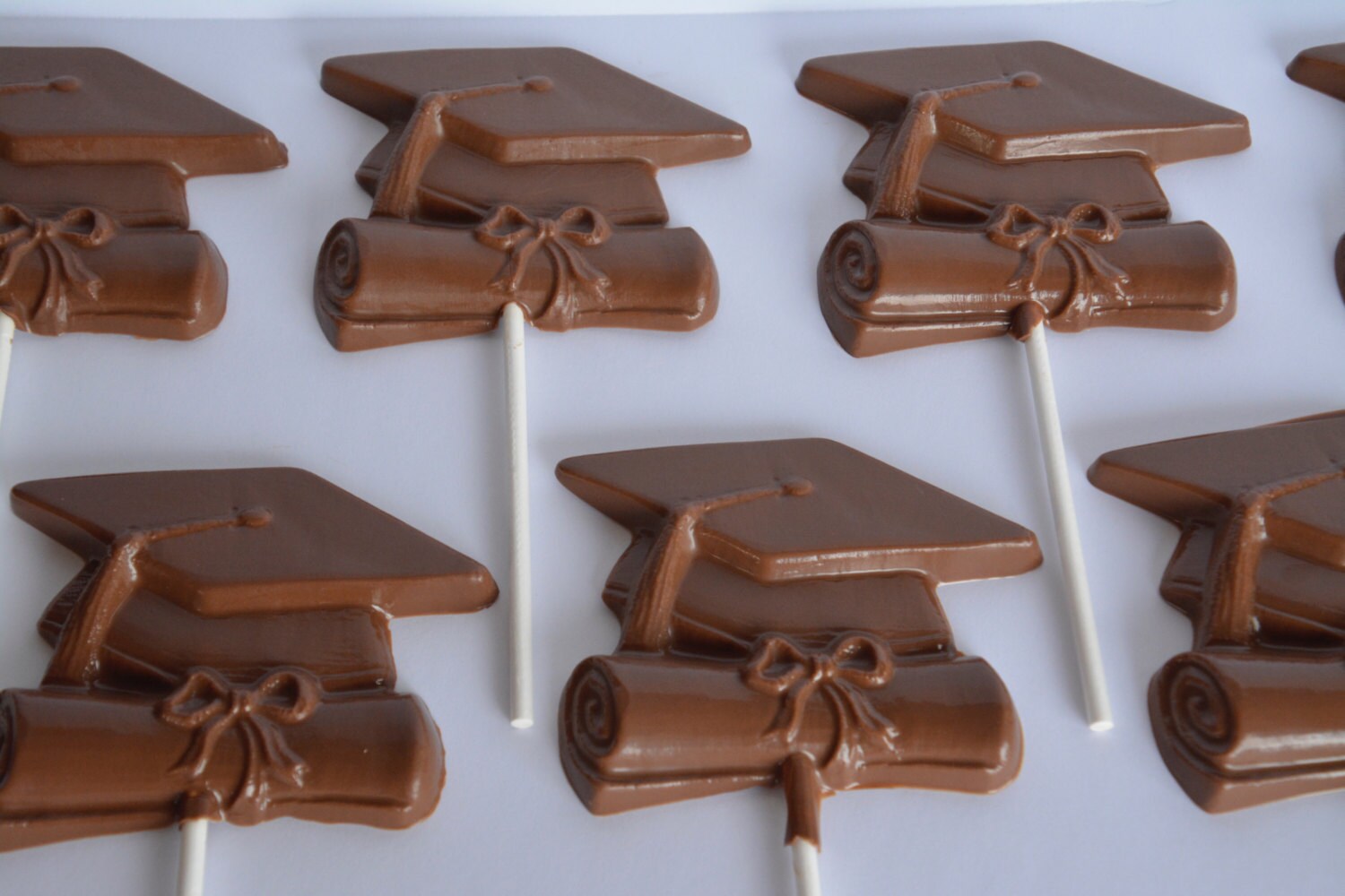 Graduation Chocolate Lollipop (12), Chocolate Graduation Favor ...