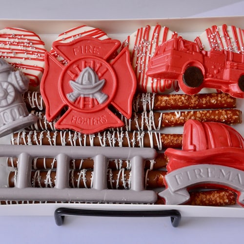 Fire Hose Bench Firefighter Thin Red Line Birthday Gift - Etsy