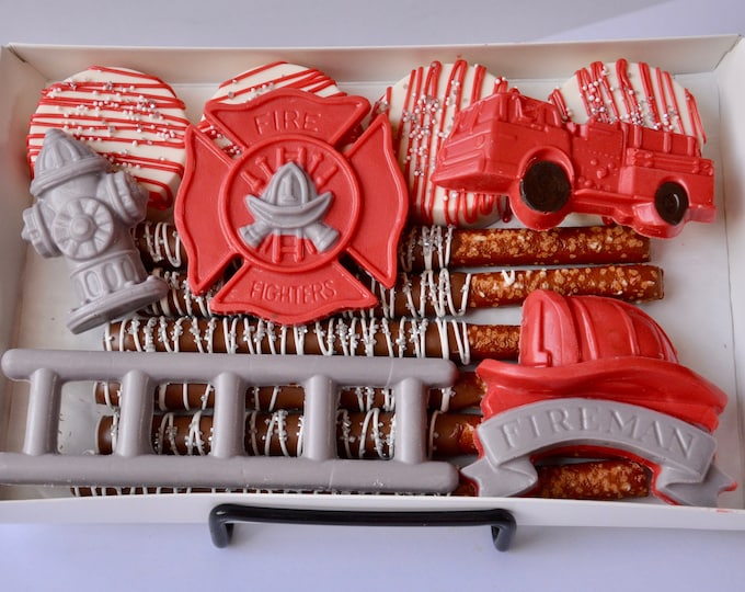 Firefighter Chocolate Firefighter Gift Firefighter Wife | Etsy