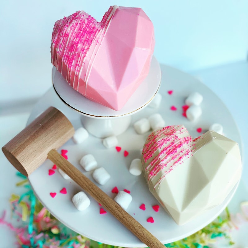 Chocolate Breakable Heart - Etsy