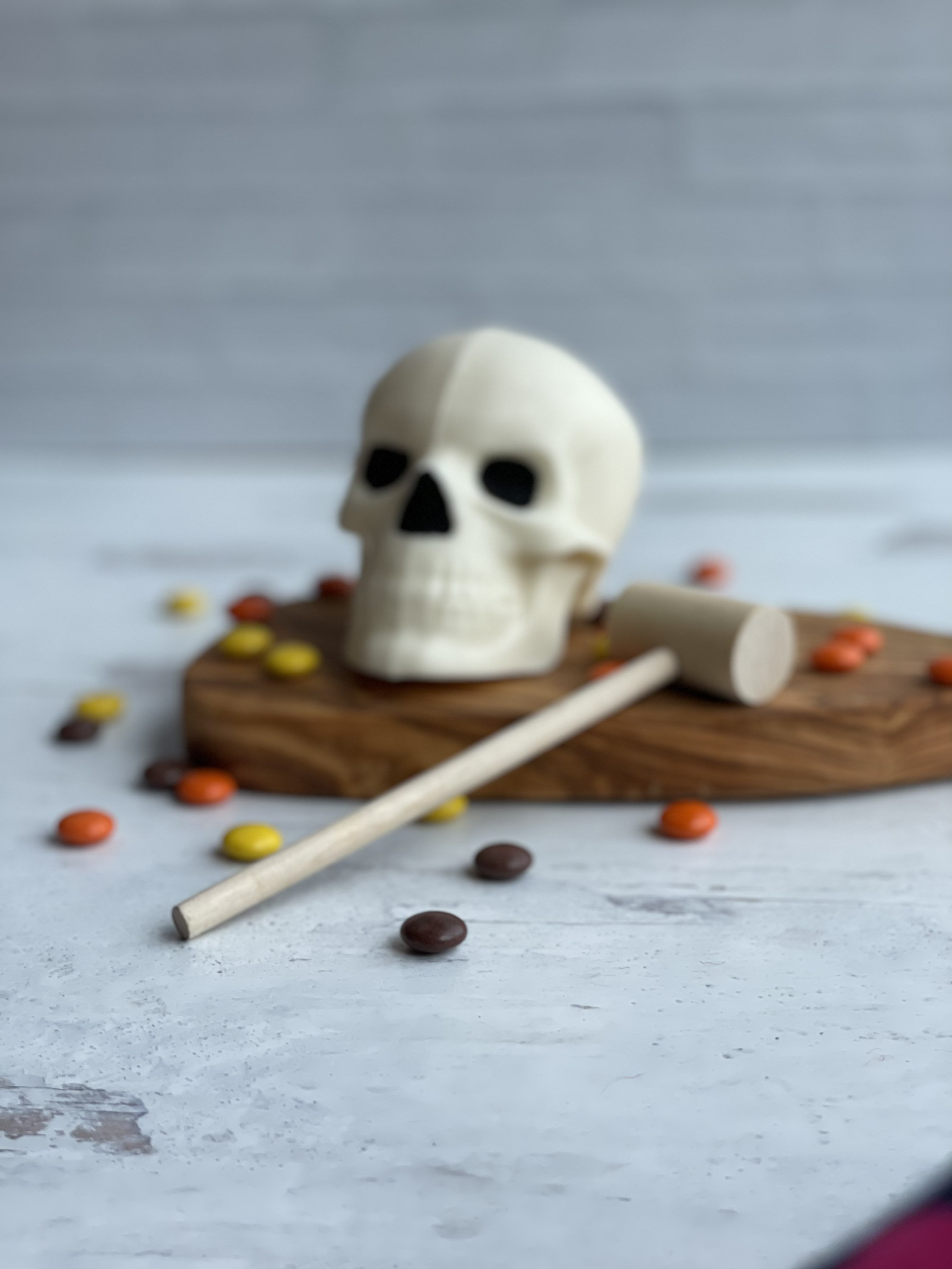 Breakable Chocolate Skull, Halloween, Fall Treat, Trick or Treat, Skull ...