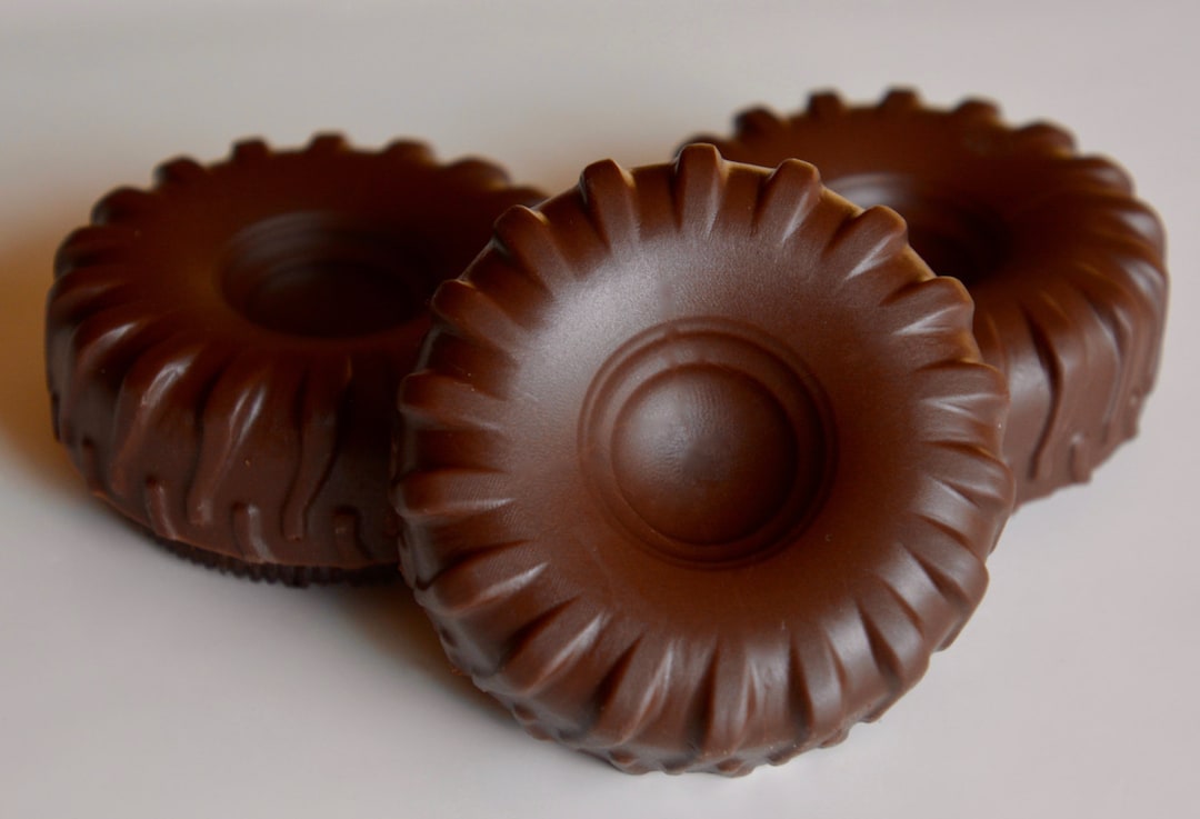 Tire Chocolate Covered Cookie (12), Construction Party, Tractor ...