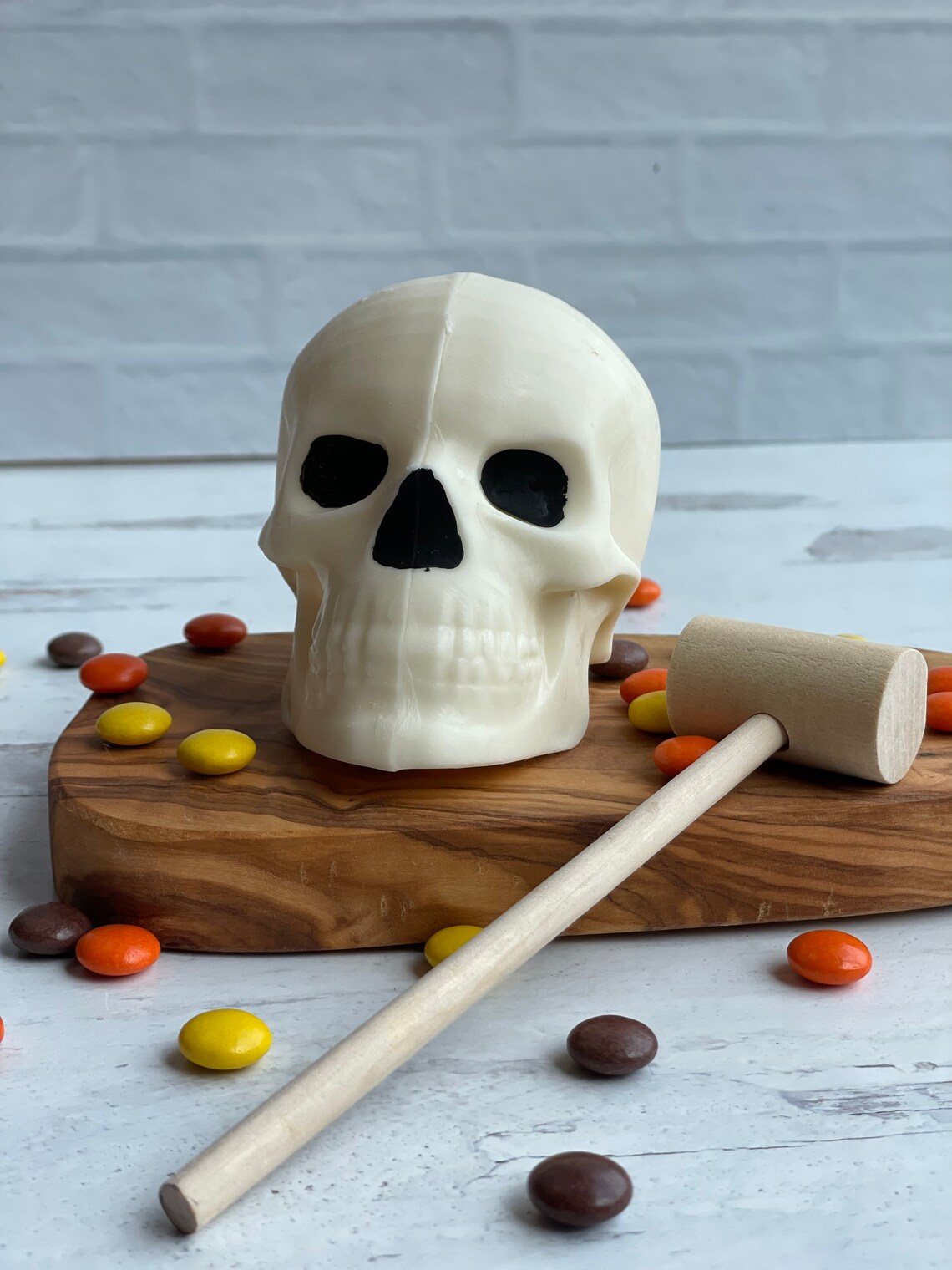 Breakable Chocolate Skull, Halloween, Fall Treat, Trick or Treat, Skull ...