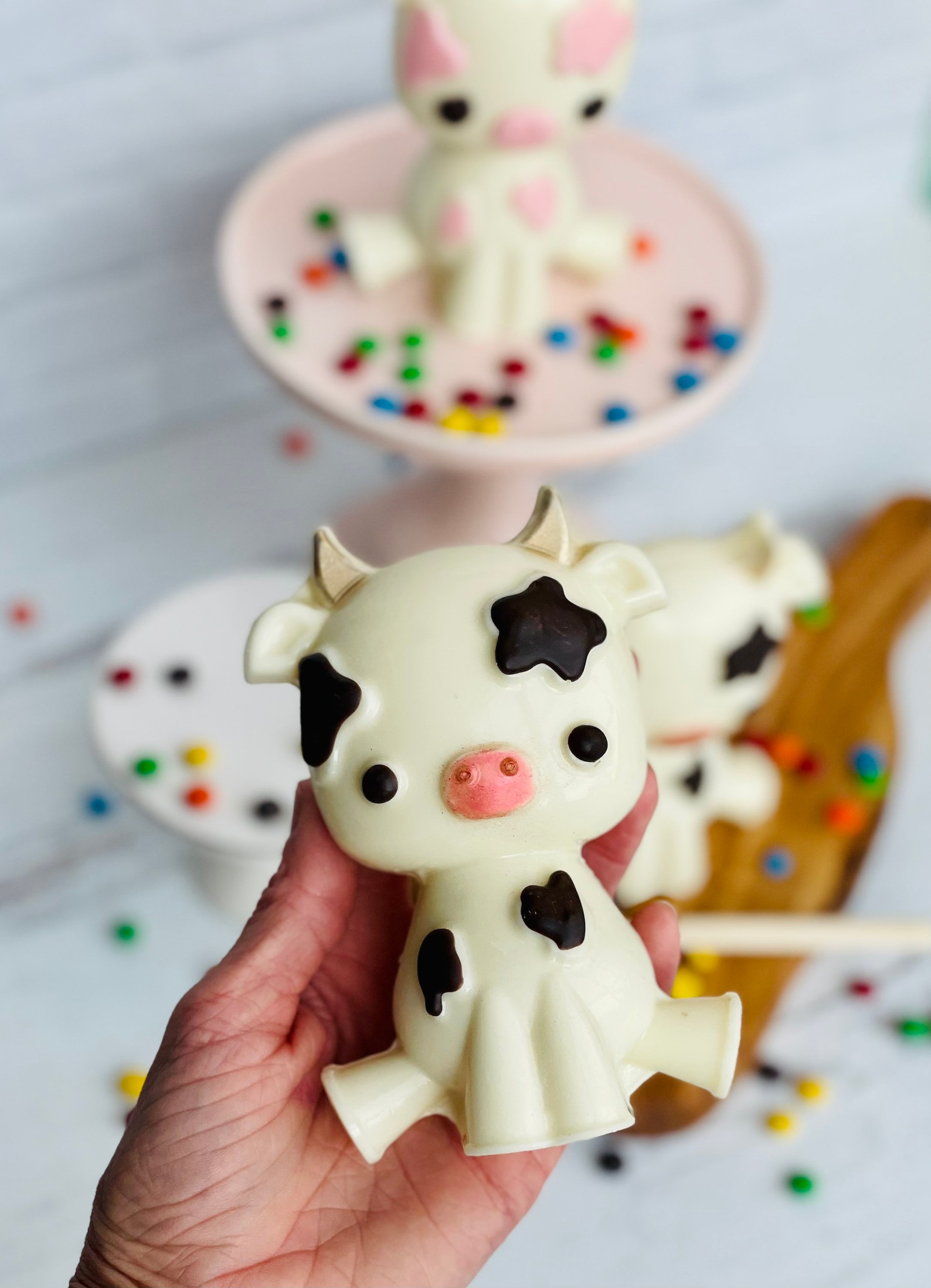 Breakable Chocolate Cow, Easter Basket, Easter Gift, 4H, Cow Chocolate ...