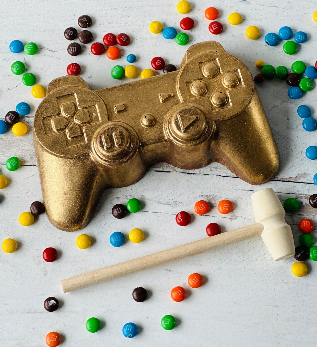 Golden Playstation Chocolate Video Game Controller - Etsy