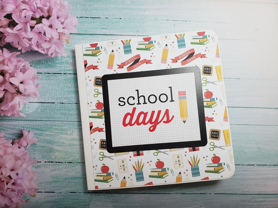 School Mini Album, School Days Mini Album, School Days Scrapbook ...