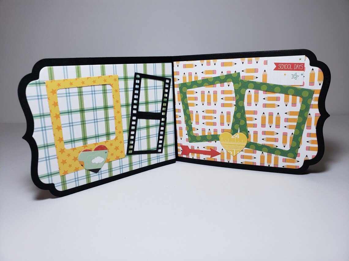 School Mini Album, School Days Mini Album, School Days Scrapbook ...